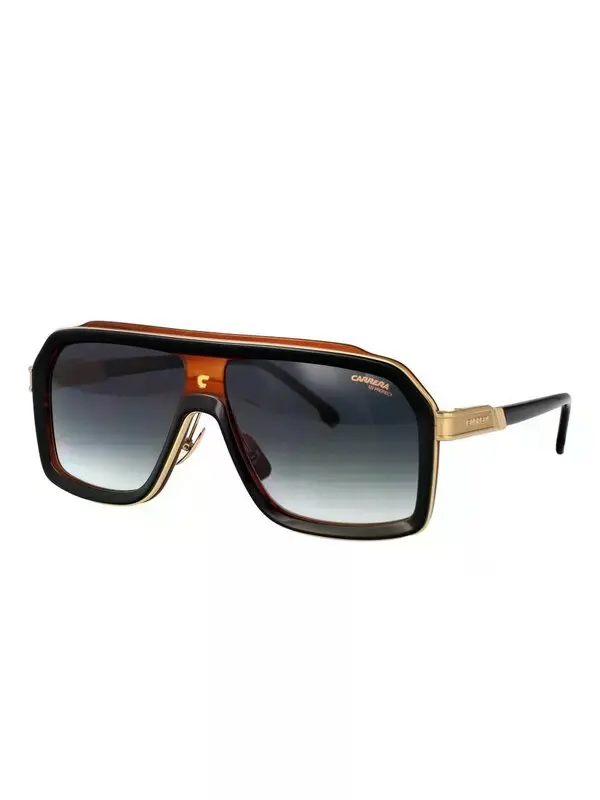 Carrera Eyewear Pilot-frame Sunglasses With Gold-tone Detailing