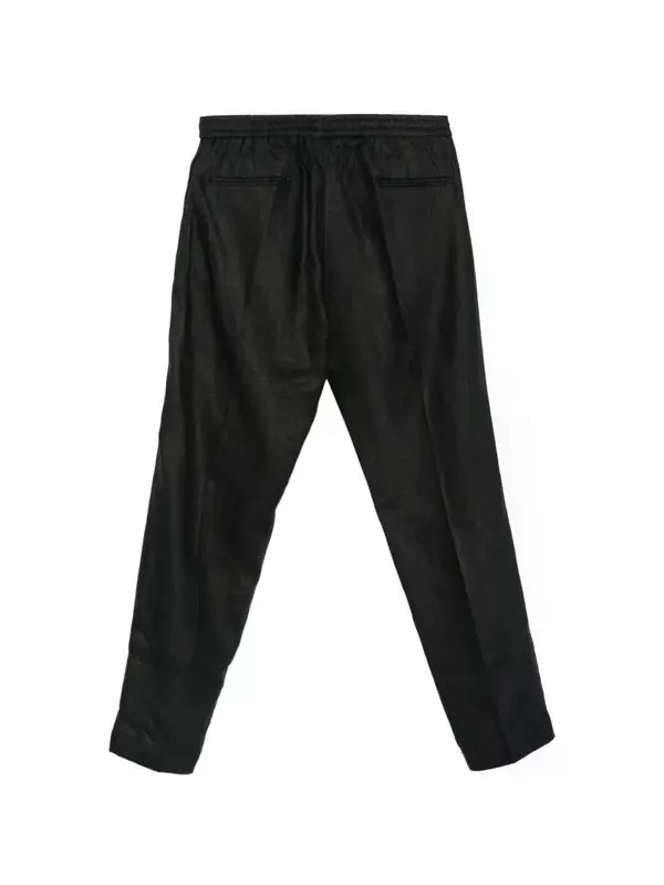MICHAEL COAL Coulisse Drawstring Elasticated-waist Trousers