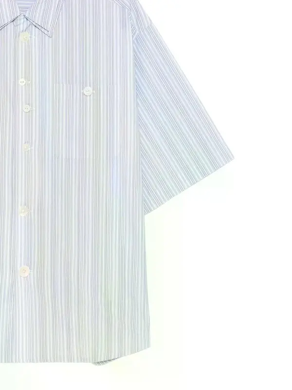Undercover Striped Short-sleeve Shirt
