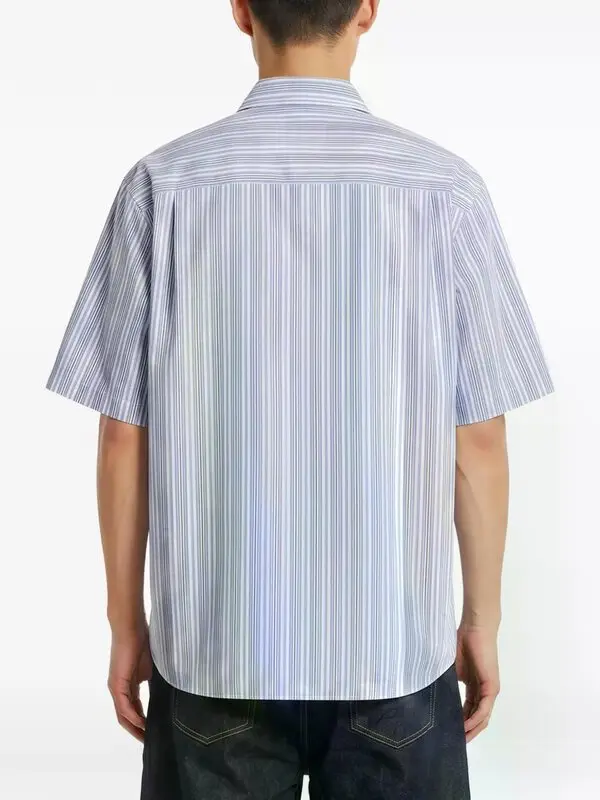 Undercover Striped Short-sleeve Shirt