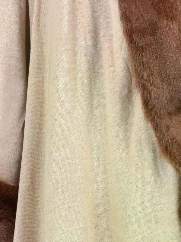 Gianfranco Ferre Fur Trimmed Coat
