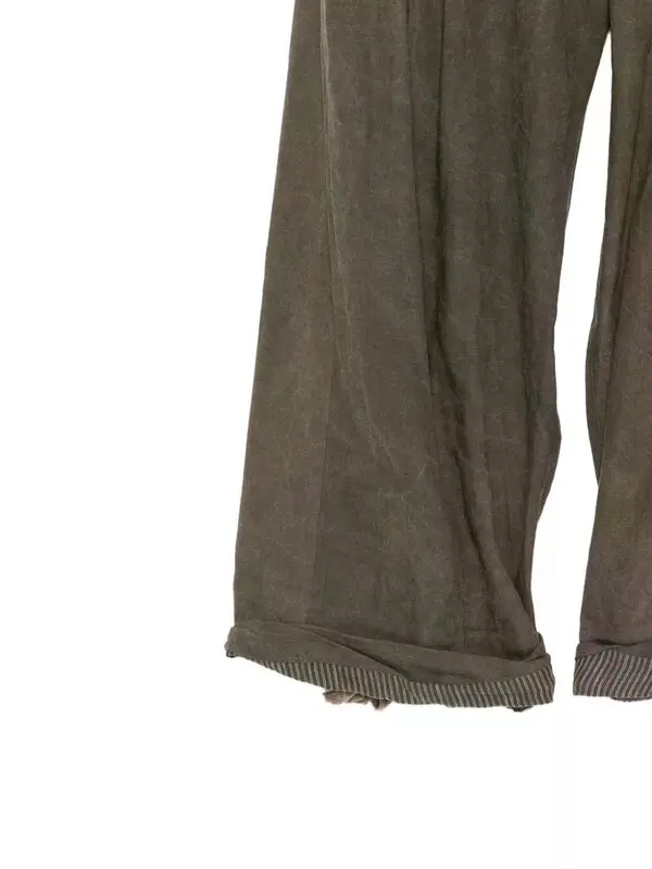 ZIGGY CHEN Pleated Wide-leg Trousers