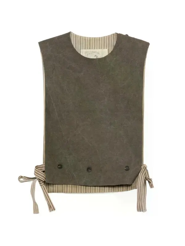 ZIGGY CHEN Side-tie Vest Top