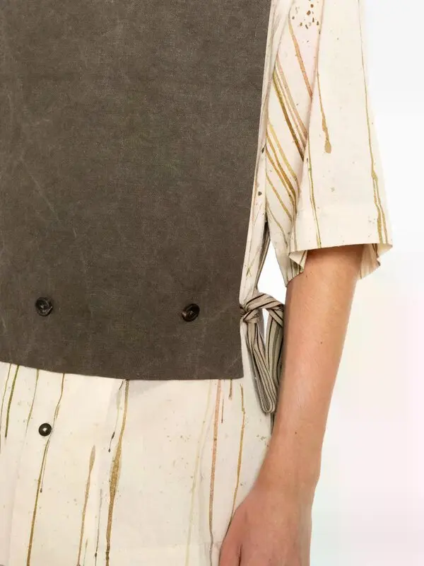 ZIGGY CHEN Side-tie Vest Top