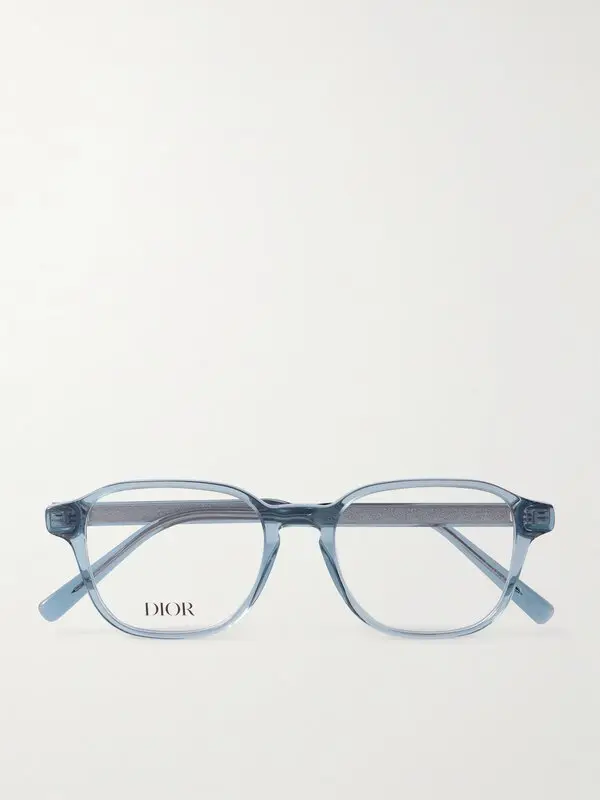Dior D-frame Acetate Optical Glasses - Blue