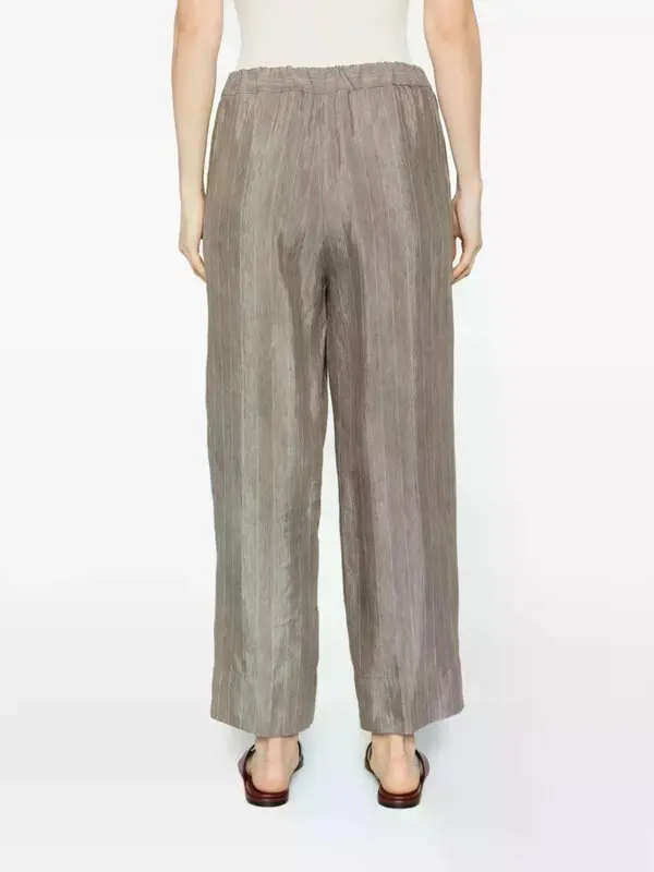 PANICALE Pinstripe Pattern Trousers