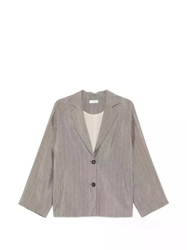 PANICALE Pinstripe Notched Lapel Blazer