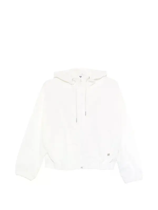 PANICALE Drawstring Hooded Jacket - White