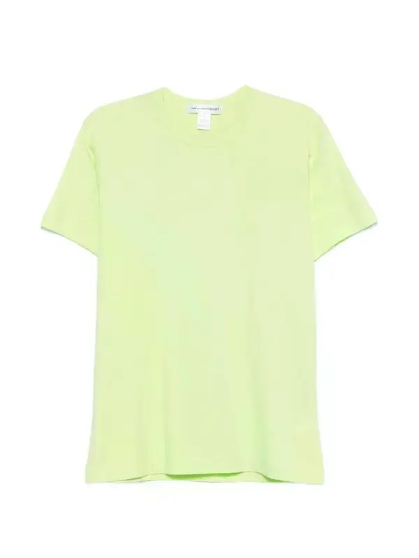 Comme Des Garçons Logo-print Crew-neck T-shirt - Green