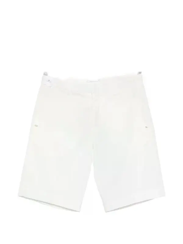 ENTRE AMIS Danubio Belt-loop Shorts - White