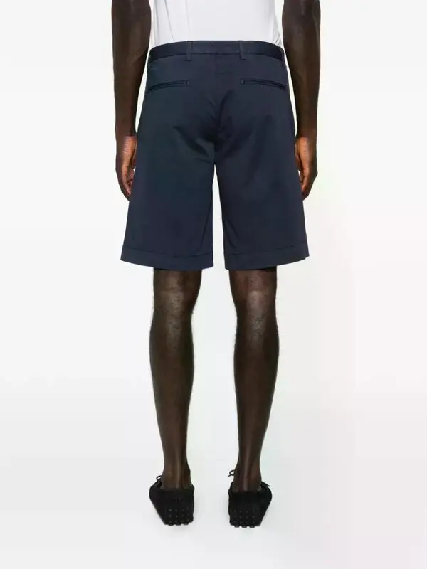 ENTRE AMIS Danubio Belt-loop Shorts - Blue