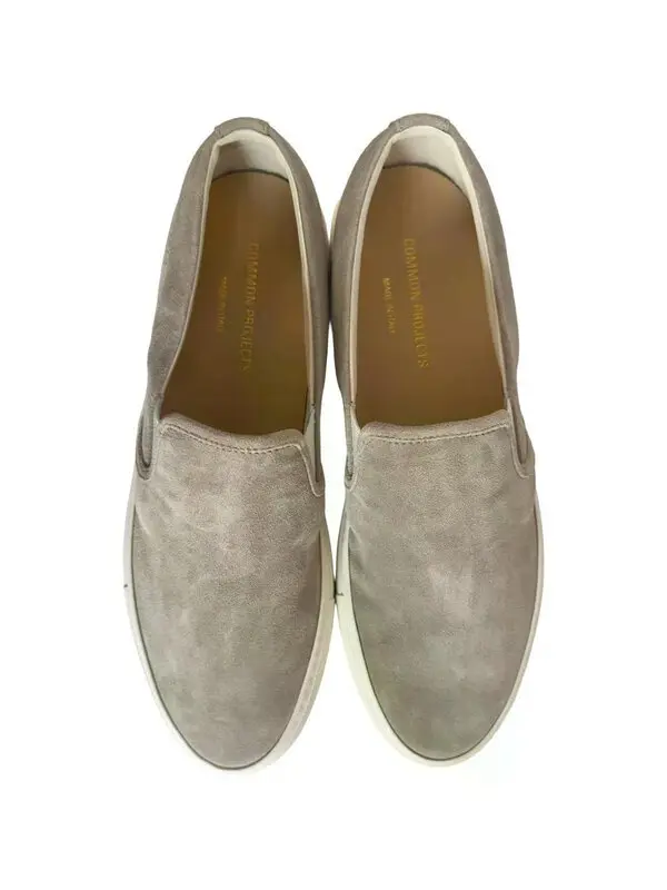 COMMON PROJECTS Suede Slip-on Sneakers - Neutrals