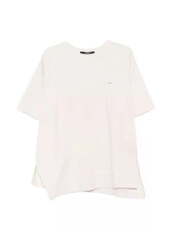 SONGZIO Asymmetric-hem Side-slit T-shirt