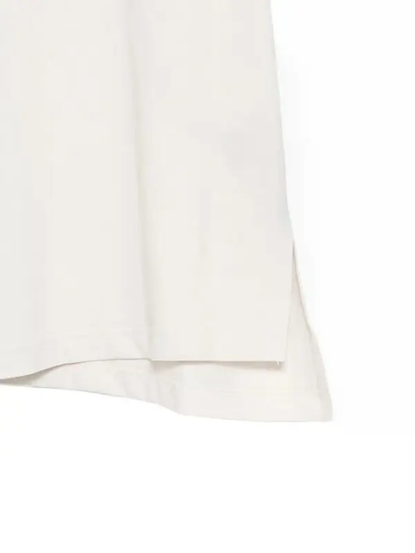 SONGZIO Asymmetric-hem Side-slit T-shirt