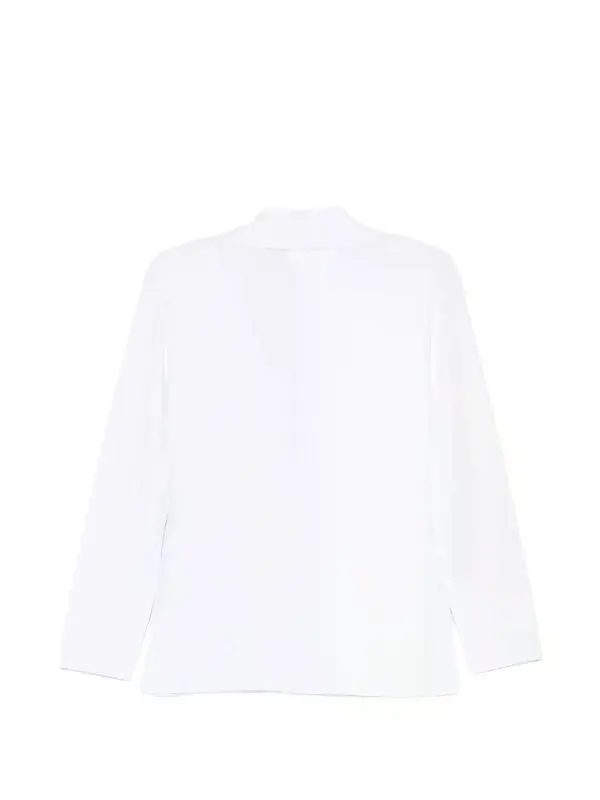 D.exterior Single-button Notch-lapel Blazer