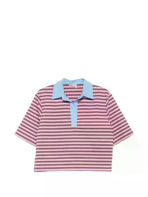 STELLA NOVA Striped Polo Shirt
