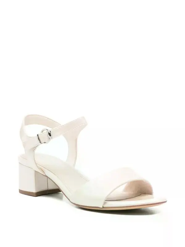 TAMARIS Buckle-fastening Leather Sandals - Neutrals