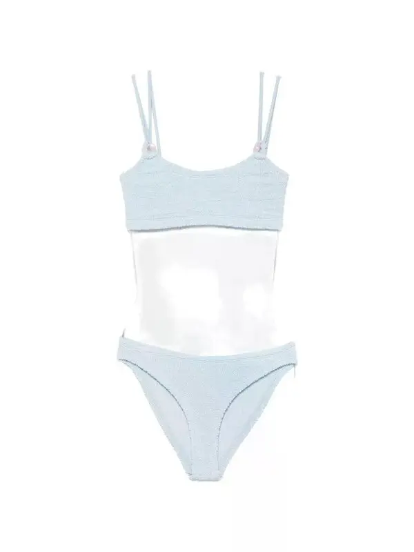 Hunza G Cassie Beaded Bikini - Blue