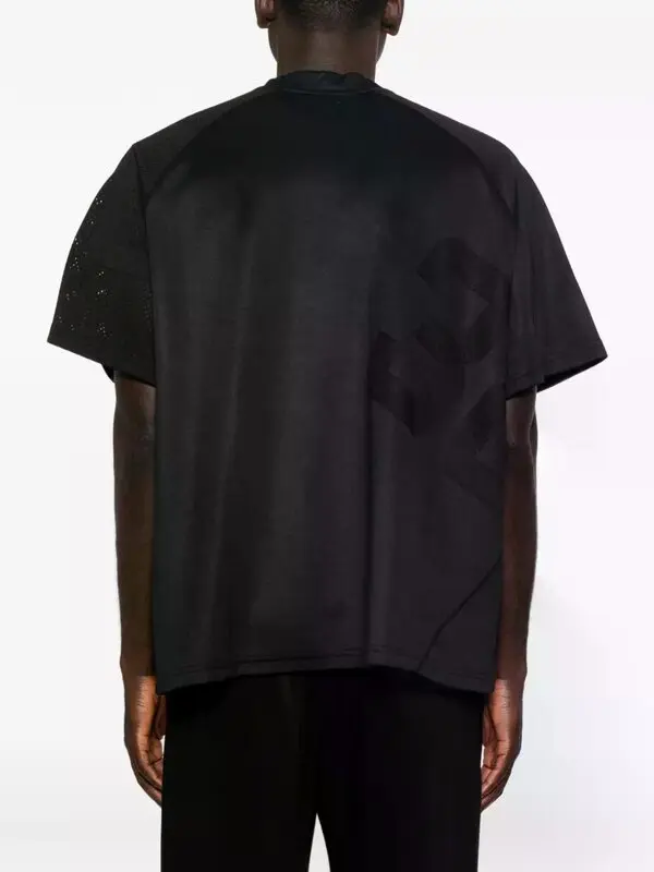 ARTE ANTWERP Logo Embroidered T-shirt - Black
