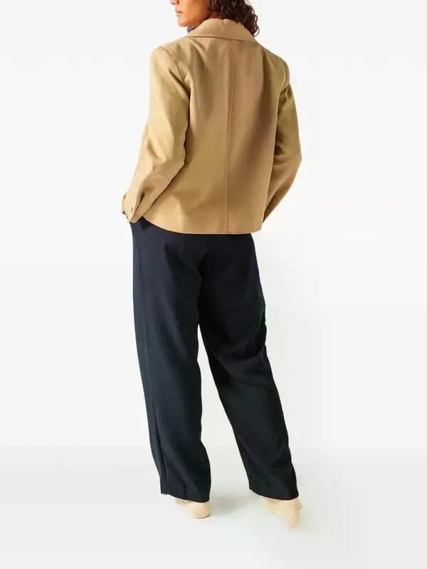 Saint James Double-breasted Notched Lapel Blazer