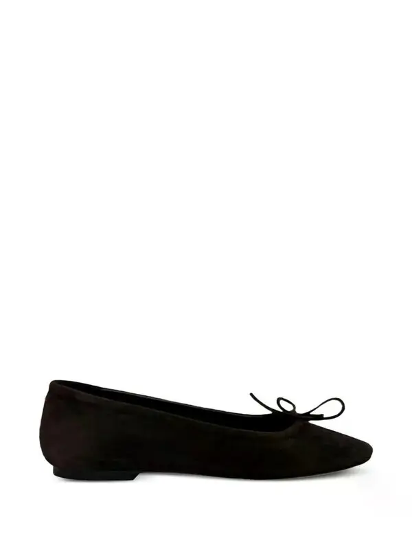 AeydĒ Delfina Ballet Flats With Bow Detailing