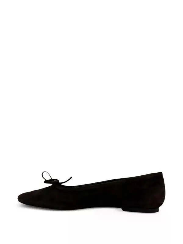 AeydĒ Delfina Ballet Flats With Bow Detailing