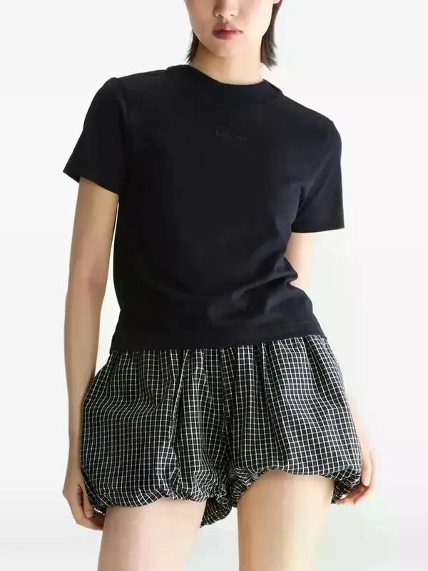 BELLEROSE Logo Embroidered T-shirt - Black