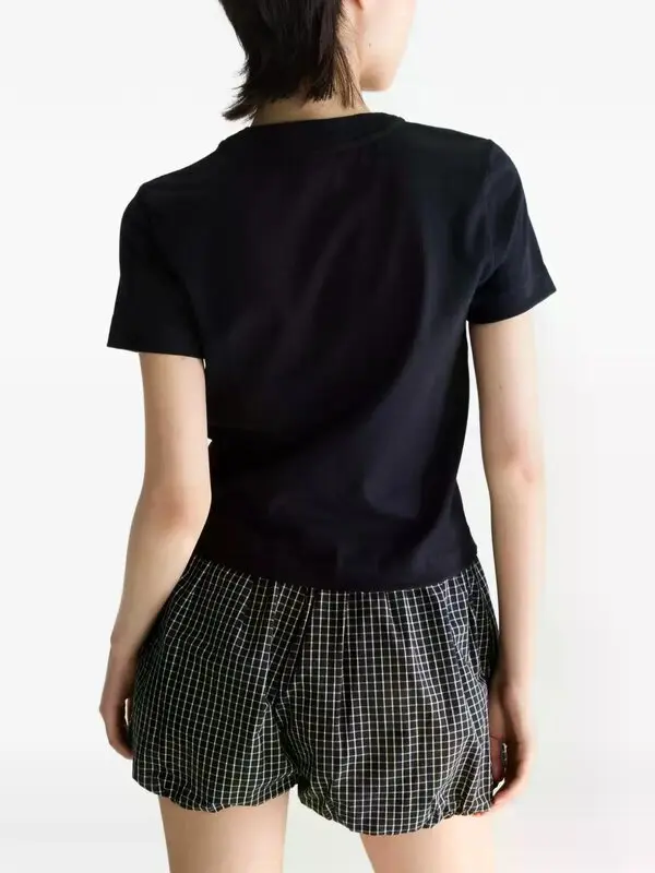BELLEROSE Logo Embroidered T-shirt - Black