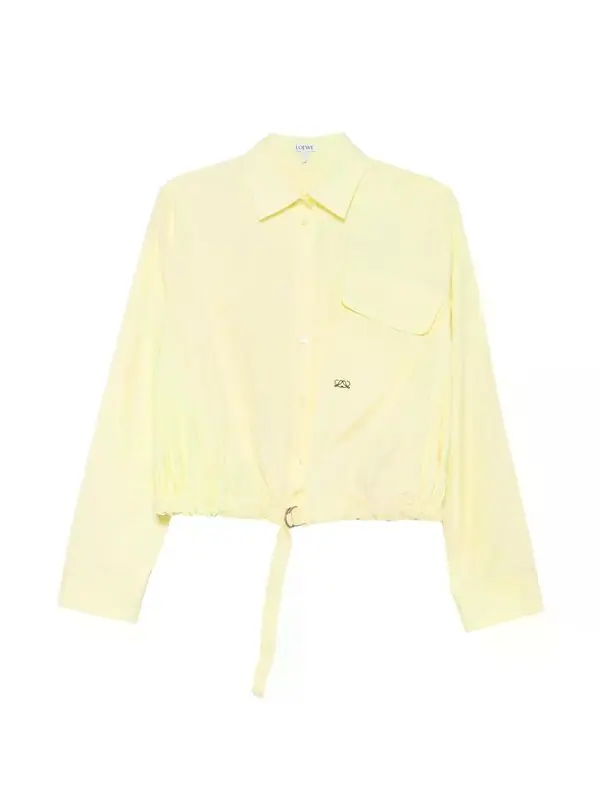Loewe Long Sleeve Shirt With Elasticated Hem
