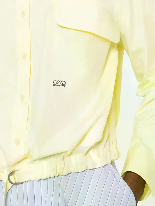 Loewe Long Sleeve Shirt With Elasticated Hem
