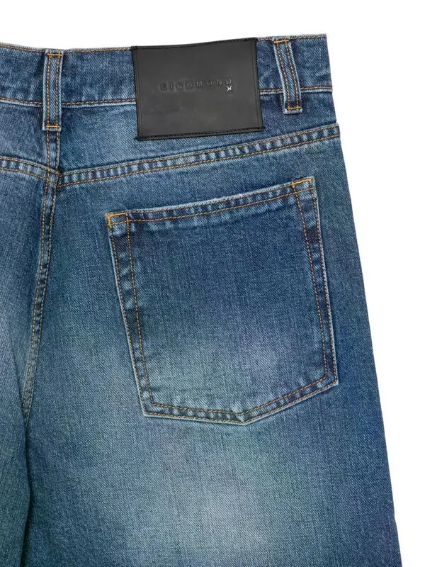 John Richmond Distressed Faded Jeans