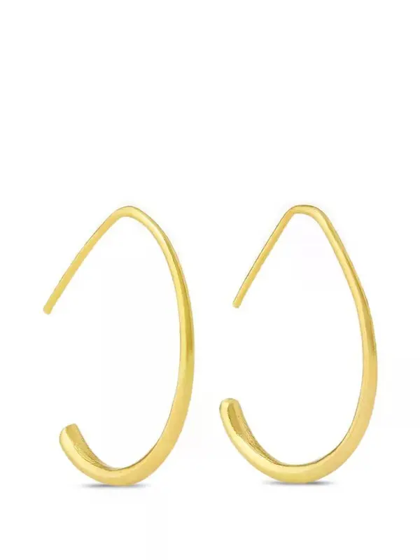 OTTOMAN HANDS Allegra Oval Hoop Earrings - Gold