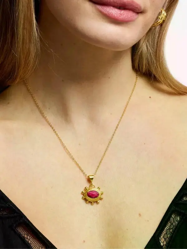 OTTOMAN HANDS Zand Ruby Necklace