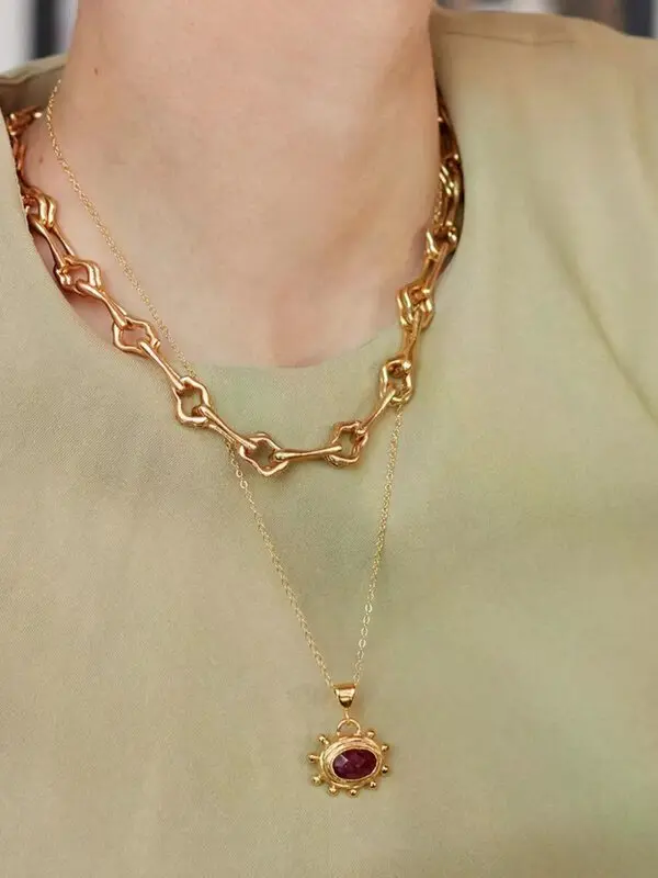 OTTOMAN HANDS Zand Ruby Necklace