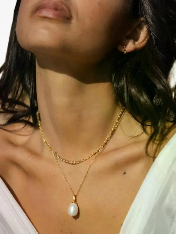 OTTOMAN HANDS Thea Snake Chain Necklace