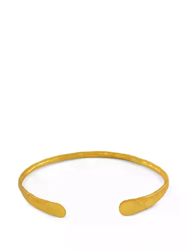 OTTOMAN HANDS Ekavi Hammered Cuff Bracelet - Gold