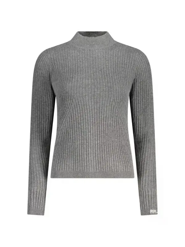 Pepe Jeans Ribbed Knit Long Sleeve Sweater