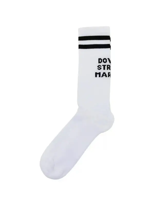 DOVER STREET MARKET X Kei Ninomiya Striped Crew Socks - White