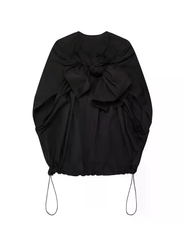 COMME DES GARÇONS TAO Bow Detail Drawstring Blouse
