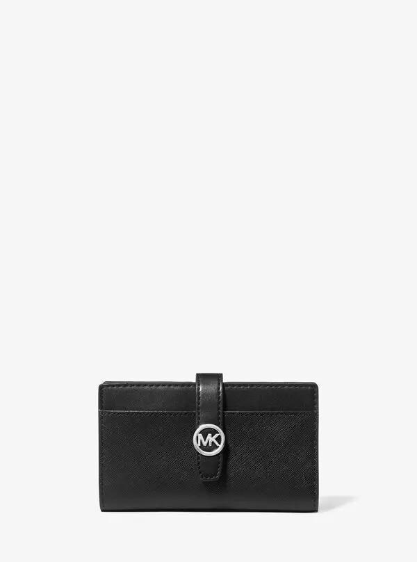 Michael Kors Greenwich Medium Saffiano Leather Bi-fold Wallet