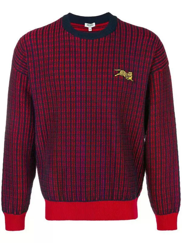 Kenzo Check Knit Sweater