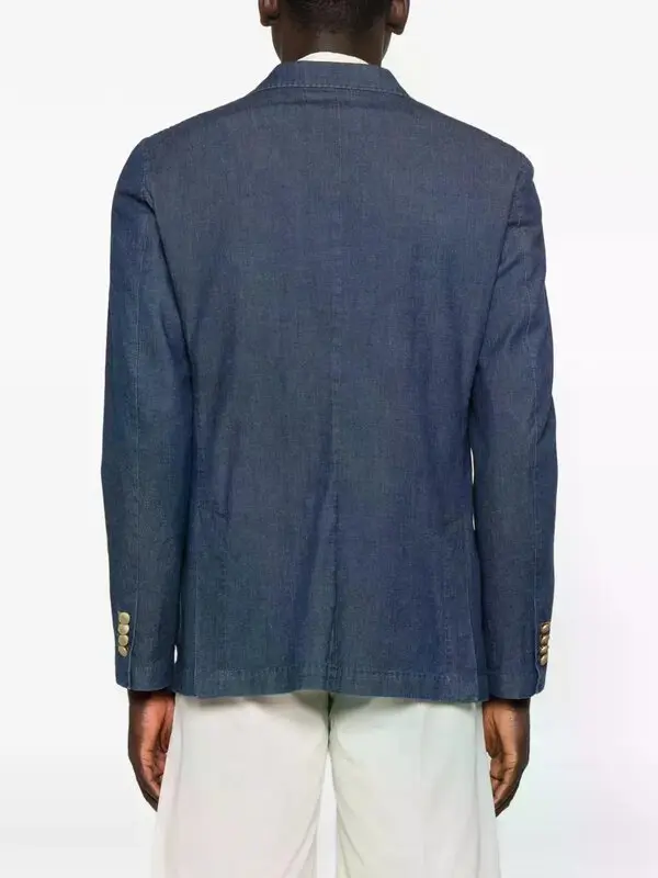 PAOLONI Double-breasted Peak-lapels Blazer