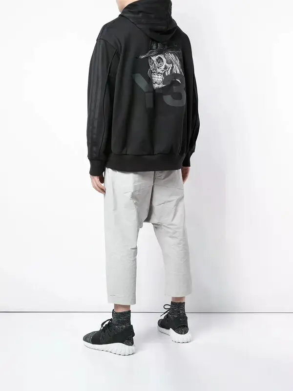 Y3 Yohji Skull Zipped Hoodie
