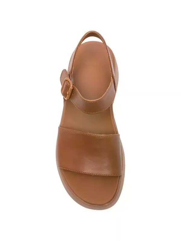 Camper Tasha Buckle-fastening Platform Sandals - Brown