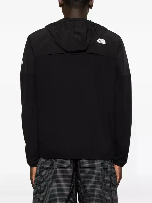 The North Face Logo Print Hooded Jacket - Black