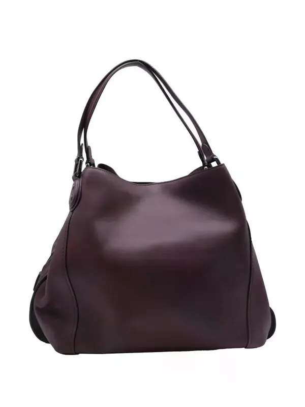 COACH VINTAGE Burgundy Leather Edie Shoulder Bag