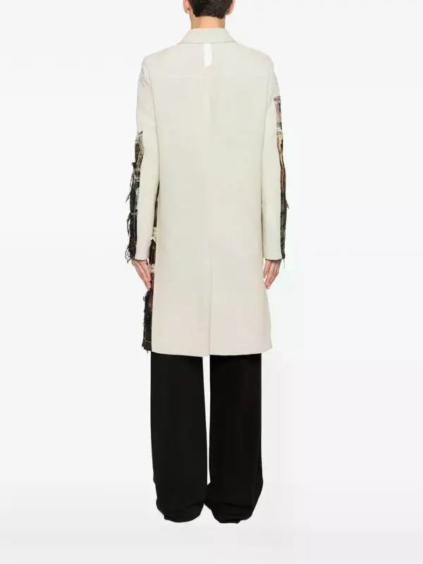 Junya Watanabe Tapestry Frayed Coat