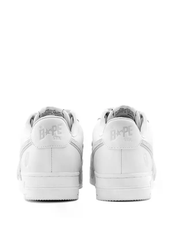A BATHING APE Camouflage Print Sneakers - White