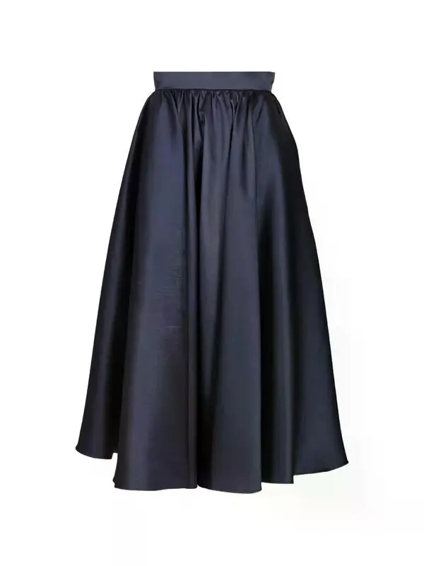 AL DUCA D’AOSTA 1902 Flared Satin Skirt