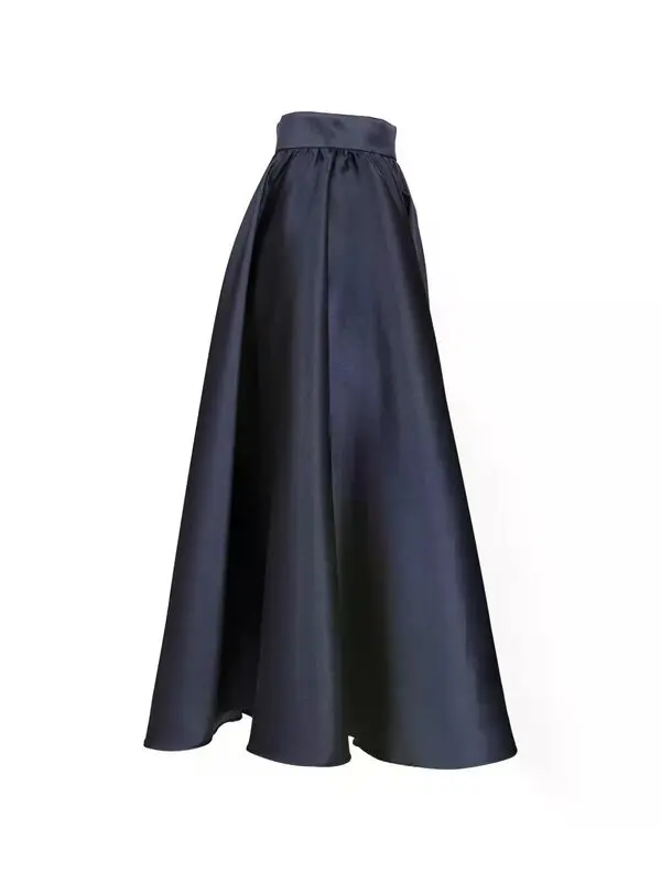 AL DUCA D’AOSTA 1902 Flared Satin Skirt